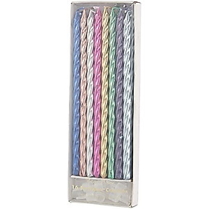 Meri Meri Multi Metallic Twisted Candles