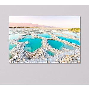Dead Sea Coast Canvas Print 1 Panel / 36x24 inches