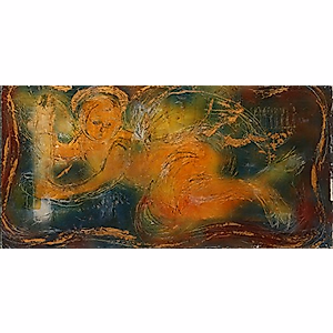 Angel with Scroll and Candelabra