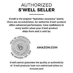 S'well Cap Triple-Layered Vacuum-Insulated Containers Keeps Drinks Cold for 48 Hours and Hot for 24 - BPA-Free - Perfect for the Go, Fits 25 Oz S'well Bottles, Silver