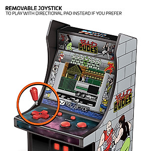 My Arcade Bad Dudes Micro Player - 6.75 Inch Mini Retro Arcade Machine Cabinet - Licensed Collectible