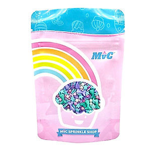 Manvscakes | Sprinkles | Cake sprinkles | Cupcake sprinkles | Baking | Mermaid tails | Sprinkle mix | Edible sprinkle | Caramel | Chocolate | Mermaid cake