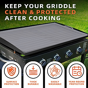 Silicone Griddle Mat for Blackstone 36 Inch Griddle - Griddle Cover Accessories for Blackstone - Keep Your Grill Clean - Protect Griddle from Small Animals, Debris, and Rust
