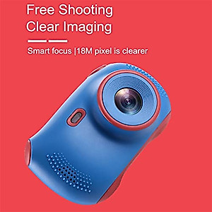 MEENE Cute Children's Photo Camera 2inch Display Kids Camera Toys for Kids Gift Video Camera Mini Screen (Color : Blue, Size : 32GB)