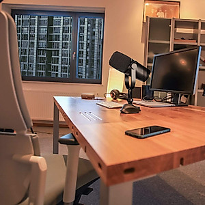 Microphone Pop Filter Compatible with Shure MV7 Microphone - Mic Foam Windscreen Cover for MV7 Microphone to Blocks Out Plosives by YOUSHARES