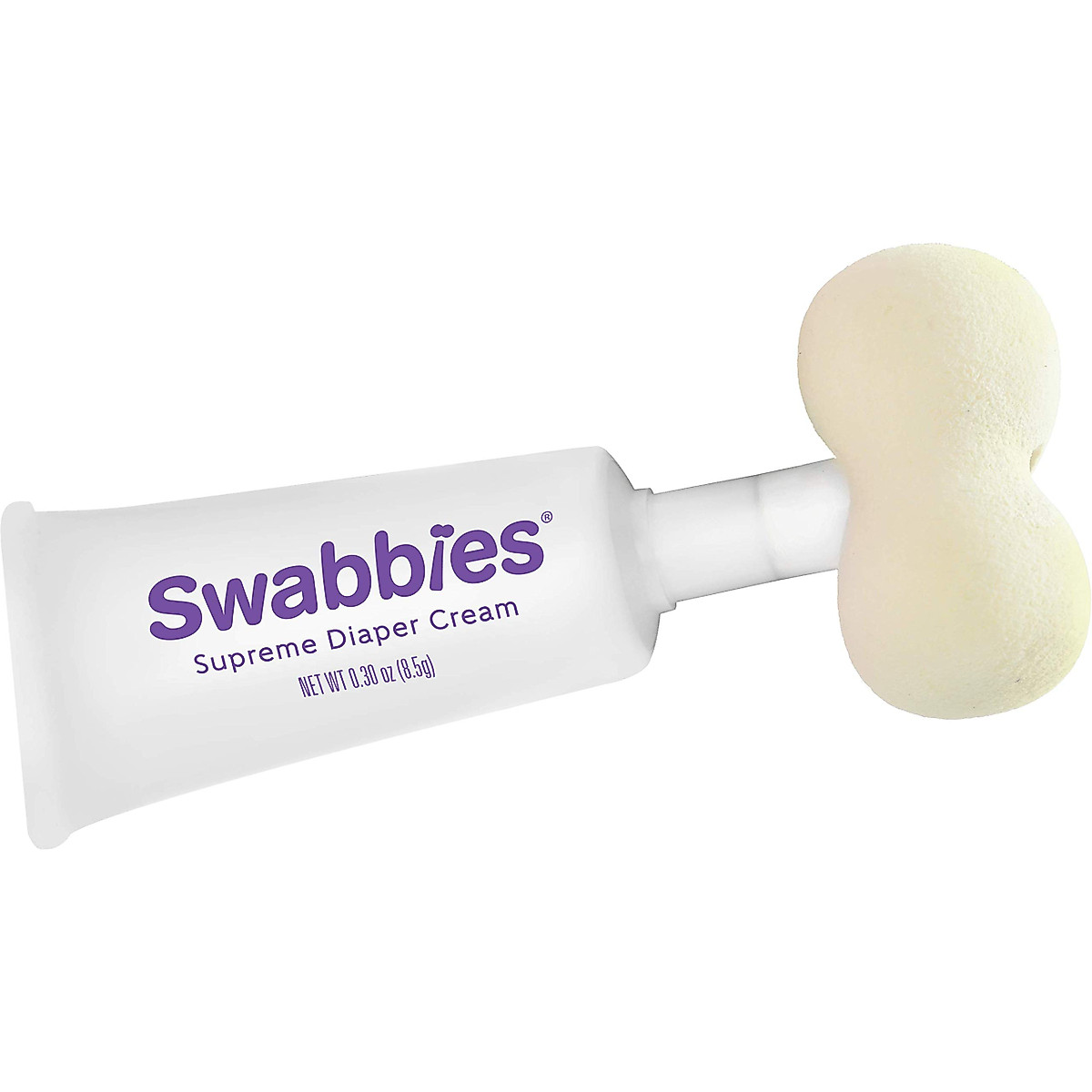 Swabbies Diaper Cream Applicators with 2 pre-Filled Applicators of Diaper Cream