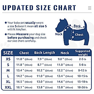 DOGGYZSTYLE Small Dog Hoodie Clothes Cute Stripe Shirts Denim Jumpsuit One-Piece Outfit for Small Medium Dogs Cats Boy Girl Chihuahua Blue Jeans Overalls Puppy Costume (Blue,XS)