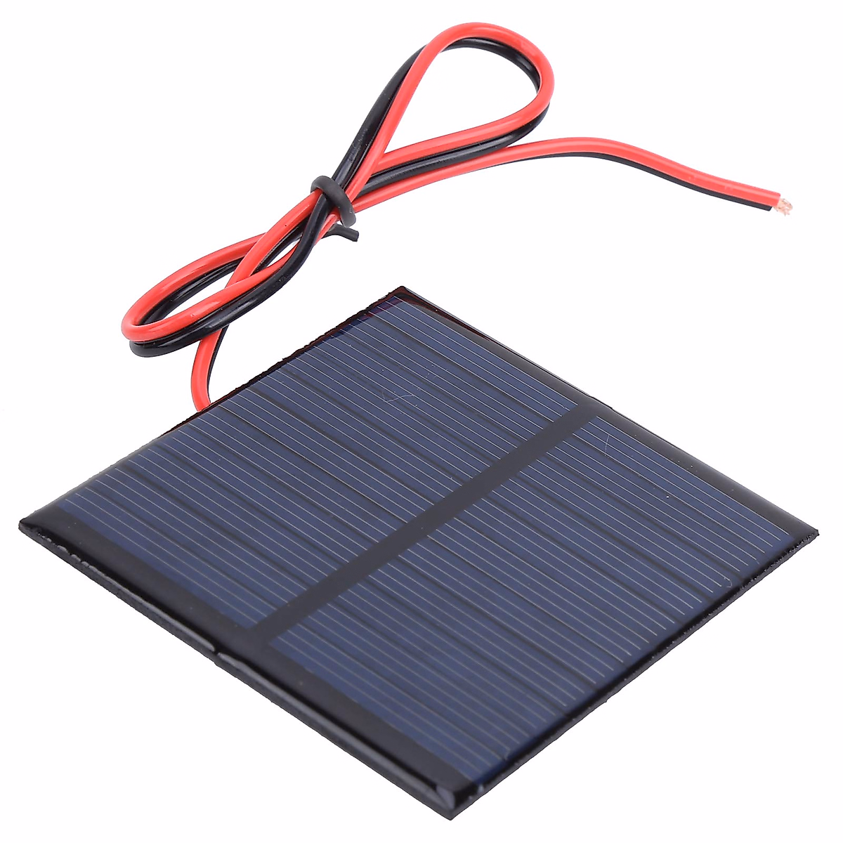 5Pcs DC 5.5V 0.6W Small Solar Module 65 x 65mm Solar Battery Panel with 30cm Cable