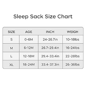 bc babycare Baby Sleep Sack 12-18M 100% Soft Organic Cotton Baby Sleeping Bag 2-Way Zipper Large Size and Space Confortable Sleeveless Wearable Blanket 29.4-33.4 Inch