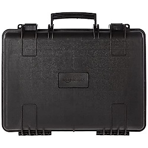 Amazon Basics Medium Hard Camera Case, 18 x 14 x 6 Inches, Black, Solid