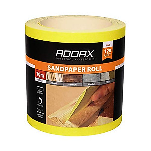 TIMCO 231541 60 Grit Yellow-115mm x 10m Sandpaper roll