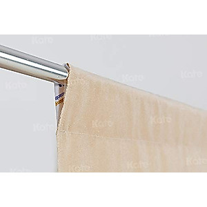 Kate 8FT×10FT Solid Beige Backdrop Portrait Photography Background for Photography Studio Children and Headshots Beige Backdrop Background for Photography Photo Booth