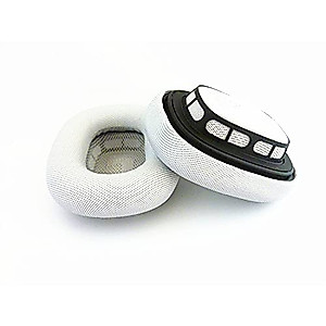 JEUOCOU Compatible for AirPods Max Earpads, Replacement Ear Pads Cushions Cover Repair Parts for AirPods Max Wireless Headphones with Magnet (Silver)