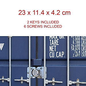 Master Lock Hasp, Solid Steel Hidden Hasp, 9 in. Wide, 770