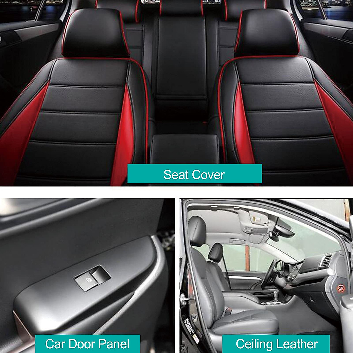 Soft Waterproof Synthetic Fabric Material, Marine Vinyl Faux Leather Sheets,Durable,Replacement Renovate for Upholstery Muscle Car,Furniture, Sofa (54inch x 30inch, Black)
