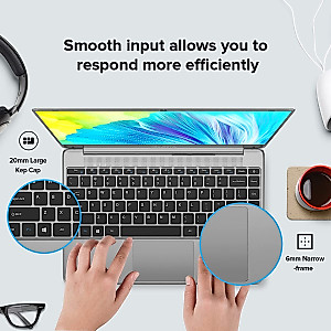 TECLAST 14 inch Laptop Computer, 8GB DDR4 256GB SSD Notebook PC with Intel Celeron with Intel N4120 (up to 2.9 GHz), FHD 1920x1080, Ultra Slim Windows 10 Laptop, 2.4G/5G WiFi, Free Update to Win 11