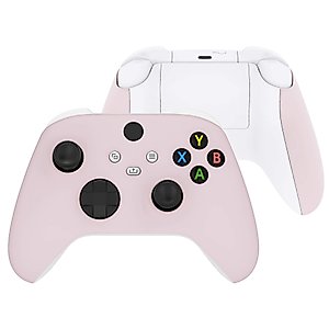 eXtremeRate Side Rails Grips Shell for Xbox Series X & S Controller, Cherry Blossoms Pink Custom Accessories Back Panels Faceplate for Xbox Core Wireless Controller [Controller NOT Included]