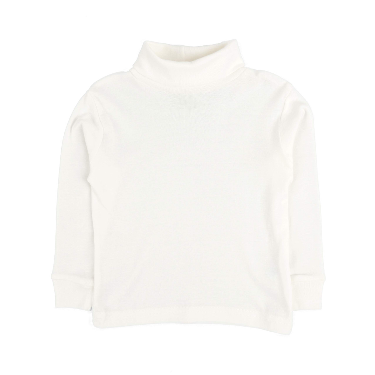 Leveret Boys Girls Kids Pullover Turtleneck 100% Cotton Turtleneck Off White Size 3 Years