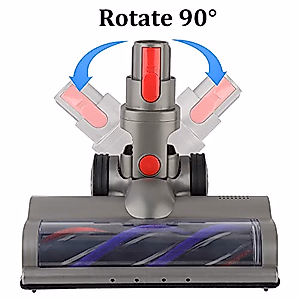 Ninthseason Quick-Release Direct Drive Cleaner Head Turbine Floor Tool for Dyson V15 V11 V10 V8 V7 Cordless Vacuum Cleaner for carpets and hard floors