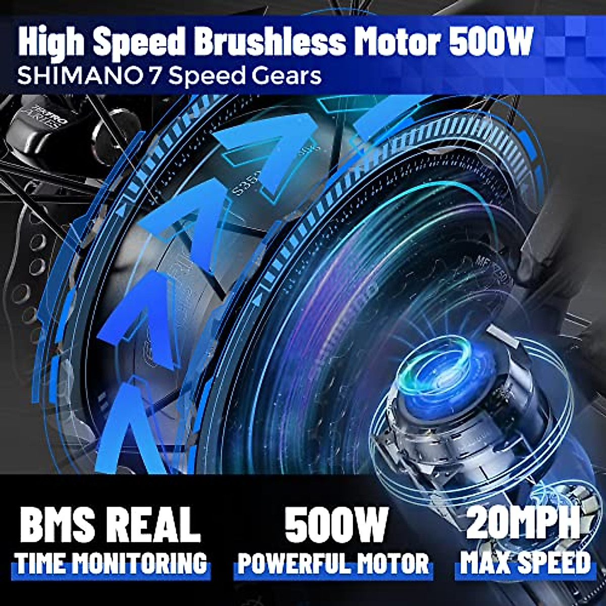 ECOTRIC Cheetah Electric Bike 26" X 4" Fat Tire Bicycle 500W 36V 12.5AH Battery EBike Beach Mountain Snow E-Bike Throttle & Pedal Assist for Adults - 90% Pre-Assembled