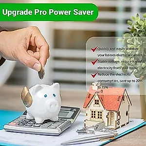 Esaver Watt, Upgrade Pro Power Saver Energy Saving Device, Electricity Saving Box, Balance Current Power Saver Wattsave Power Saver for Household Office Market - US Plug 90V-250V 30KW (6 Pack)