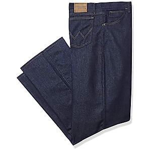 Wrangler mens Five Pocket Stretch jeans, Denim, 34W x 32L US