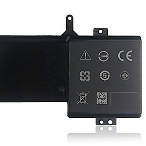 Ding 6JHDV Replacement Laptop Battery Compatible with Dell Dell Alienware 17 R2 R3 5046J P43F ALW17ED-1728 ALW17ED-1828T ALW17ED-2728 AW17R3-7092SLV AW17R3-8342SLV 6JHCY (14.8V 92Wh)