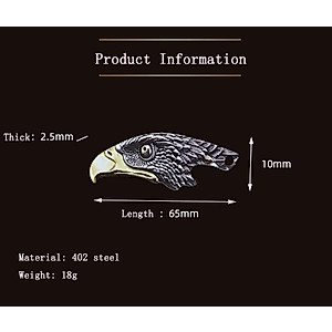 Creative Eagle Head Bottle Opener, Stainless Steel Beer Bottle Opener, Beer Gifts for Men, Husband, Dad, Boyfriend, Can be Used as a Pendant