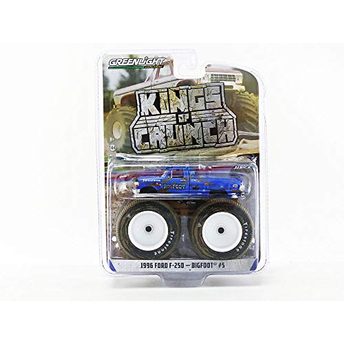 GREENLIGHT 49060 F 1996 Ford F-250 Bigfoot #5 Monster Truck DIECAST 1:64 - Dirty Version