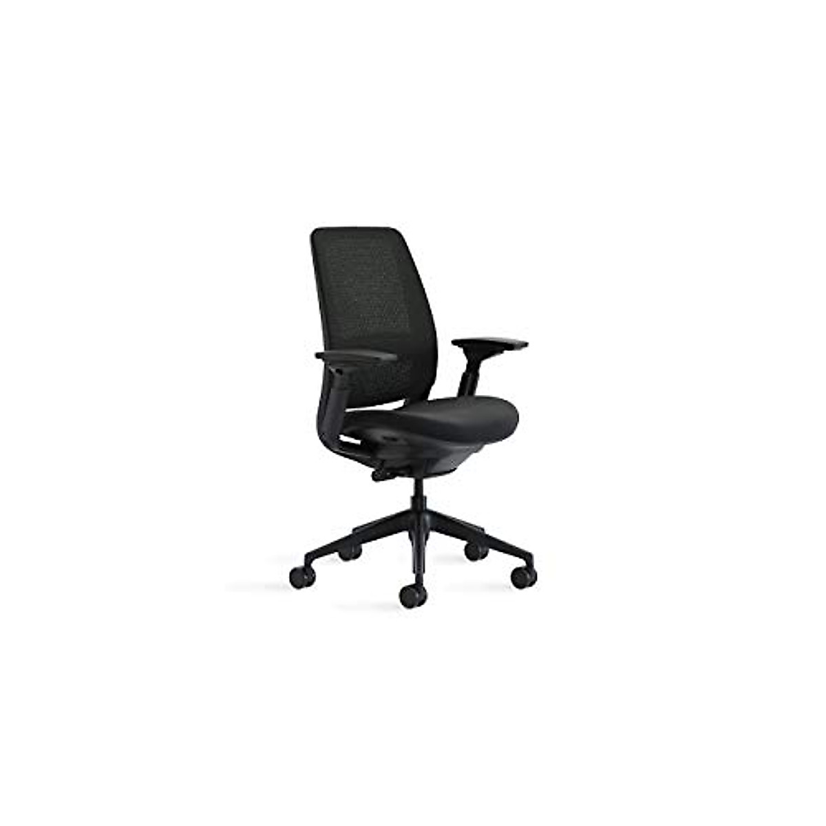 Steelcase Series 2 Office Chair, Graphite Frame, Cogent Connect Licorice