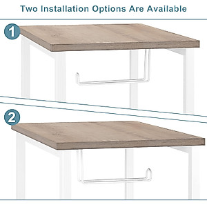 Toilet Paper Storage Cabinet Freestanding Bathroom Storage Organizer 3 Tier Narrow Bathroom Paper Towel Storage Cabinet with Drawer for Small Space Laundry Room Entryway, Light Oak
