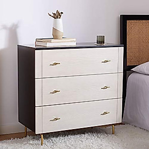 Safavieh Home Genevieve Black Modern 3-drawer Dresser