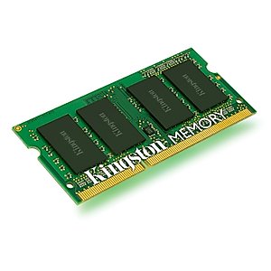 Kingston Technology 4 GB (1x4 GB Module) 1333MHz DDR3 PC3-10600 204-Pin SODIMM Memory for Select Dell Notebooks KTD-L3B/4G