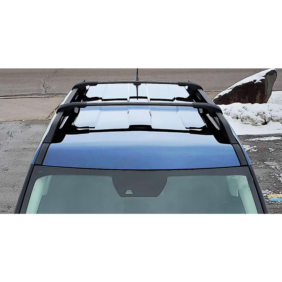 BrightLines Customized Crossbars Roof Racks Compatible with 2021 2022 2023 2024 Ford Bronco Sport Base & Big Bend Models for Kayak Luggage ski Bike Carrier