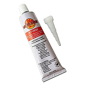 LavaLock RTV 650 F BBQ grill smoker sealer Hi Temp Silicon adhesive 3 oz. ( 2.8 fluid ounce)