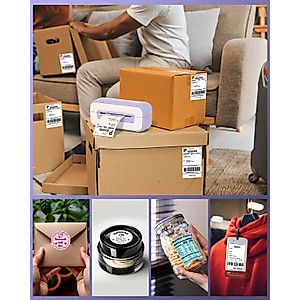 LabelCreate Thermal Shipping Label Printer, 4x6 Thermal Label Printer, Label Printer for Small Business, Direct Thermal Printer Compatible with Amazon Shopify Etsy Ebay FedEx USPS（Only USB）