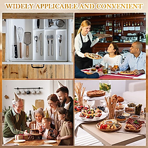 Suzile Acrylic Cutlery Storage Organizer Bin Clear Silverware Caddy Countertop Knife Spoon and Fork Holder Kitchen 3 Section Tableware Storage Box for Cabinet Indoor Outdoor Home Flatware Dining Room