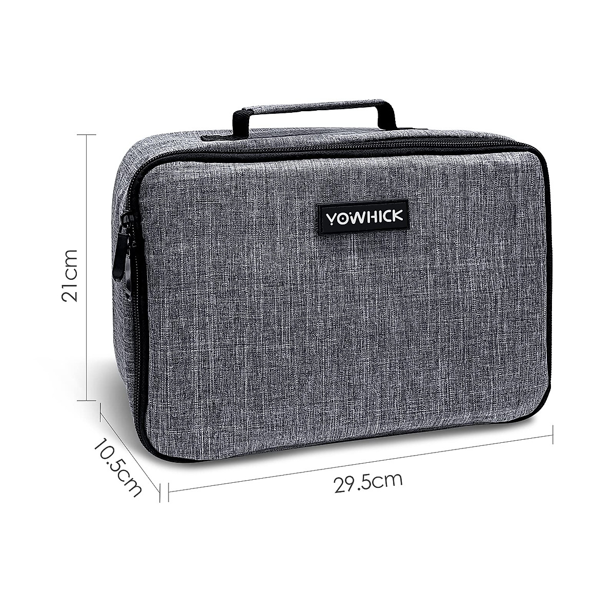 YOWHICK Projector Case, Projector Travel Carrying Bag Compatible with YOWHICK DP01, GDP1, DP03, More Movie Projector - Scratch Resistant & Compartment Dividers