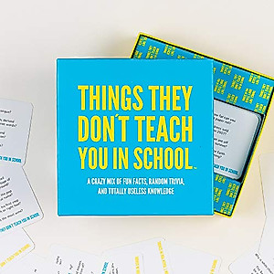 Hygge Games Things They Don't Teach You in School Party Trivia Game Blue, 1 EA