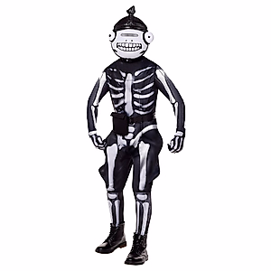 Spirit Halloween Fortnite Youth Fishskull Costume - M | Officially Licensed | Gaming Costumes | Skeleton Outfit | Fortnite Cosplay
