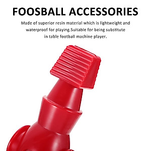 Abaodam Table Foosball Player Replacement Man: 4Pcs Soccer Table Player Foosball Replacement Parts for Dynamo Table Fun Game Toys