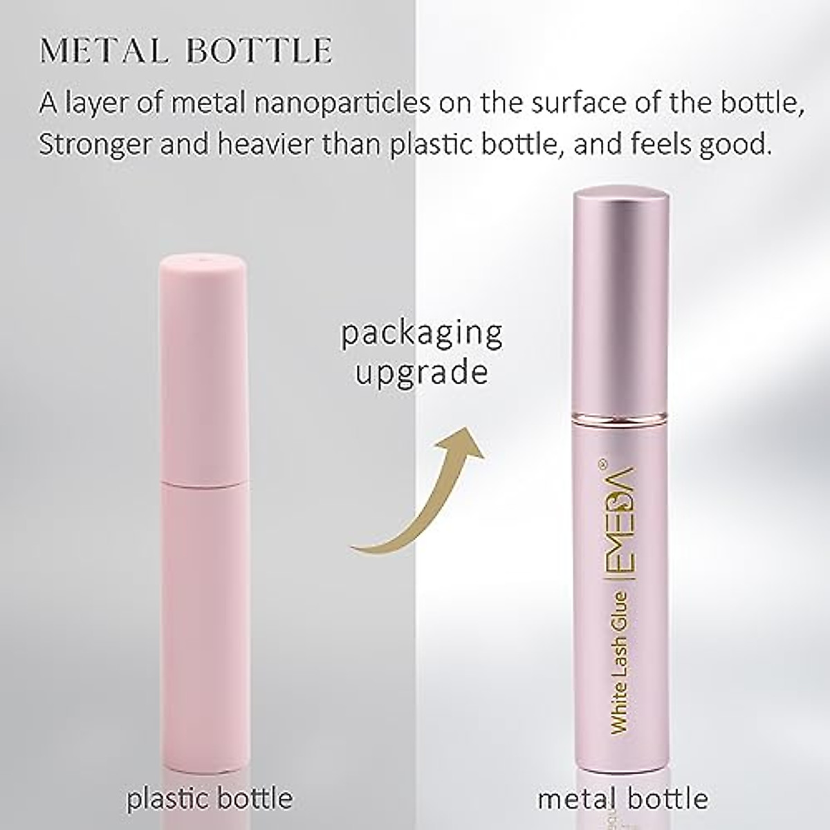 EMEDA Eyelash Glue for False Lashes Super Strong Hold Long Lasting 24H Waterproof Latex Free Best Lash Glue Eyes Strip White Clear Lash Adhesive 5ml 0.17oz