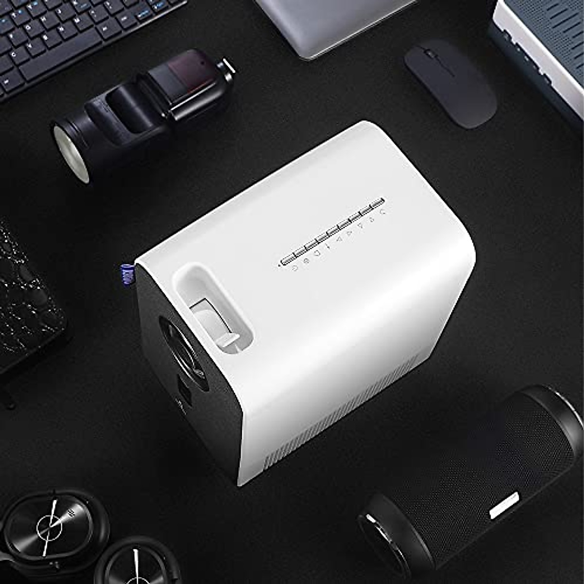 CXDTBH D3000 1080P Projector LED Full Home Theater 3600 Lumens Support 4K Supported 3D Video Beamer Data-Show