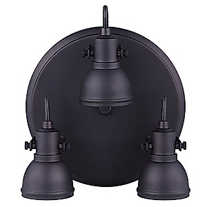 CANARM ICW622A03ORB10 LTD Polo 3 Light Ceiling/Wall, Oil Rubbed Bronze with Adjustable Heads