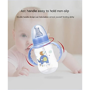 4 Pack Anti-Colic Options+ Baby Bottles, Narrow Pretty Baby, 5oz 145ml