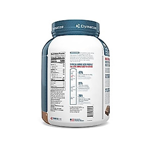 Dymatize ISO 100 Whey Protein Powder with 25g of Hydrolyzed 100% Whey Isolate, Fudge Brownie, 49 Ounce