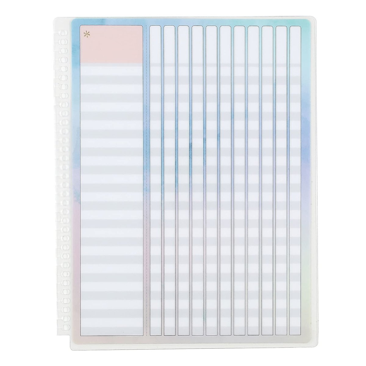 Snap-In Checklist Dashboard, Wet-Erase and Dry-Erase, Portable Dashboard You can Snap Into Your Coiled Planner, Notebooks, and Binders, Stay on Track in Style by Erin Condren