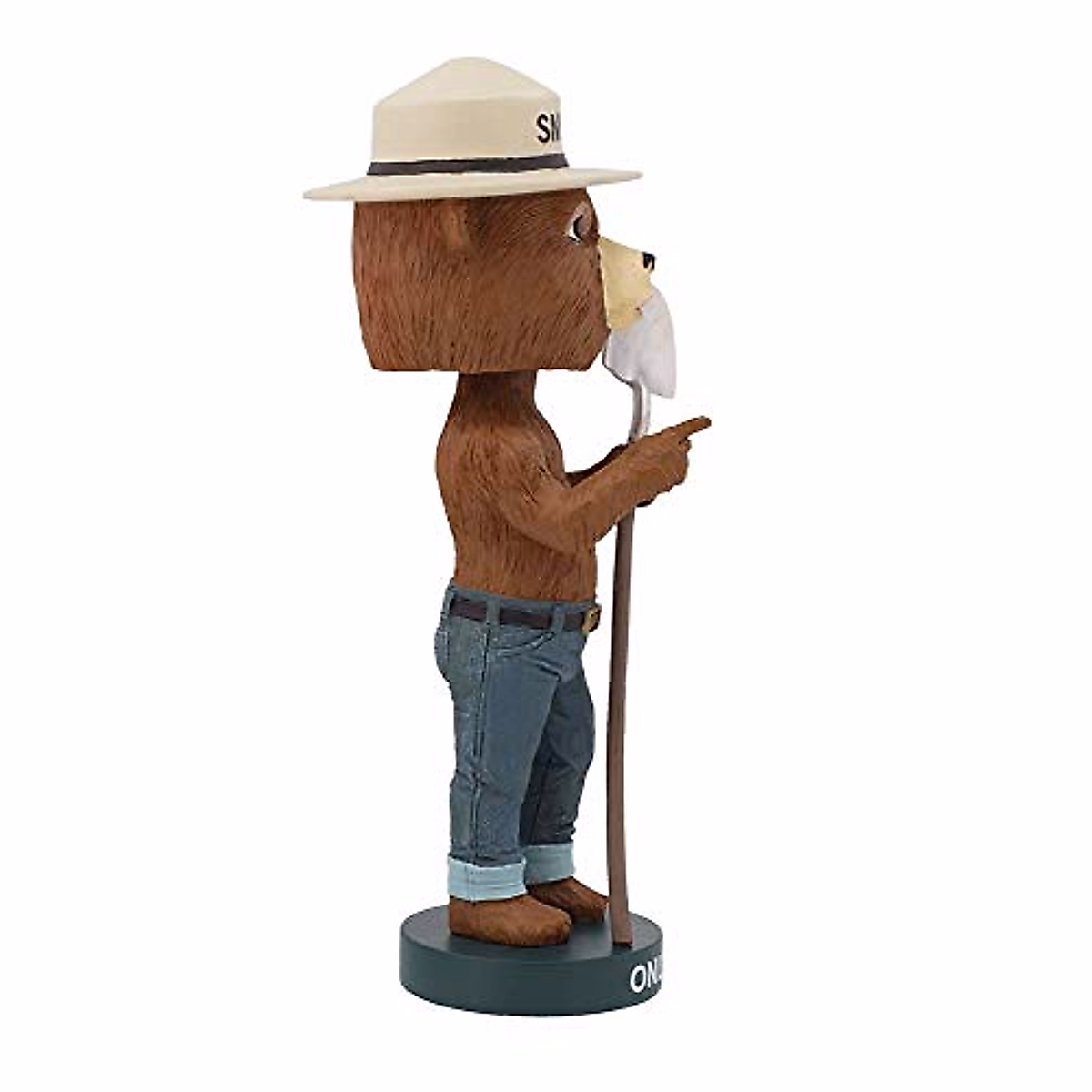 Royal Bobbles Smokey Bear Bobblehead, Premium Polyresin Lifelike Figure, Unique Serial Number, Exquisite Detail