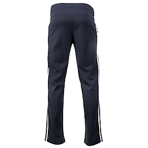 adidas Men's Essentials Warm-up Open Hem 3-stripes Tracksuit Bottoms, Legend Ink/White, X-Large Tall