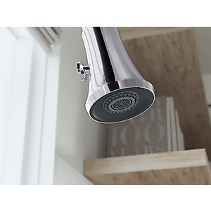 Kohler R28706-SD-CP Kaori Single Handle Kitchen Faucet with Pull Down Sprayer and Soap Dispenser, Polished Chrome